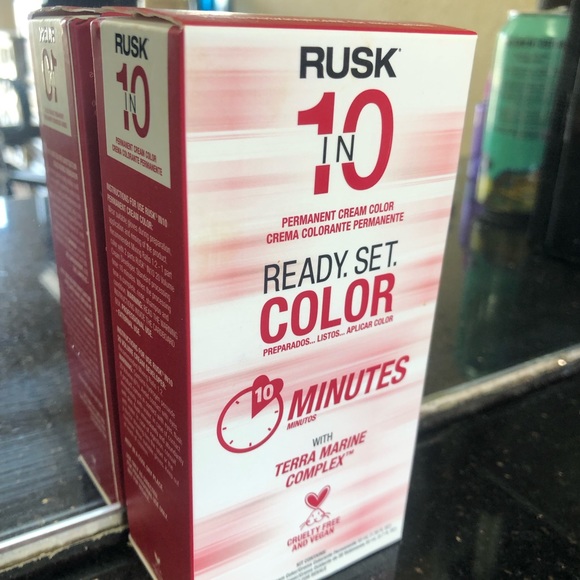 Rusk | Hair | Dark Natural Blonde Rusk Permanent Hair Color Ready In ...